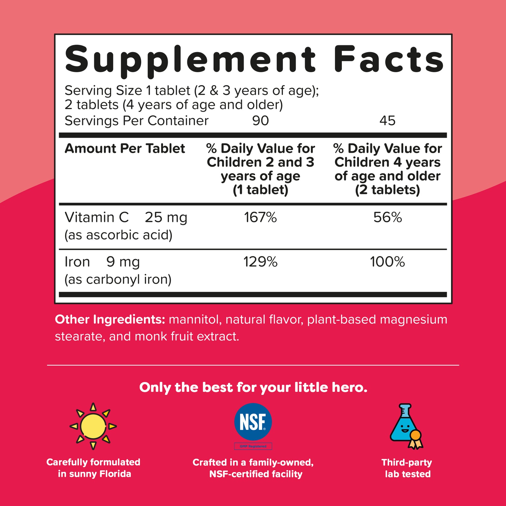 Iron Strong | Children's Iron Supplement | No Sugar – Renzo's Vitamins